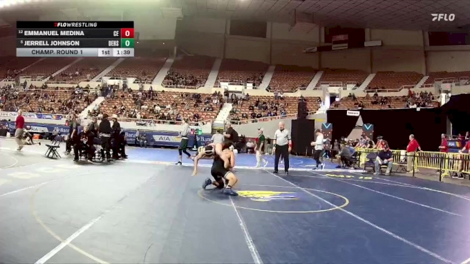 165-D2 Champ. Round 1 - Jerrell Johnson, Desert Edge High School vs ...