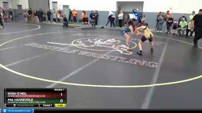 119 lbs Round 1 - Mia Hannevold, SOLDOTNA WHALERS WRESTLING CLUB vs ...