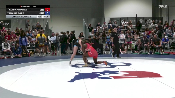 Senior Women Freestyle FS - 68 lbs Champ. Round 1 - Kori Campbell, LWC ...