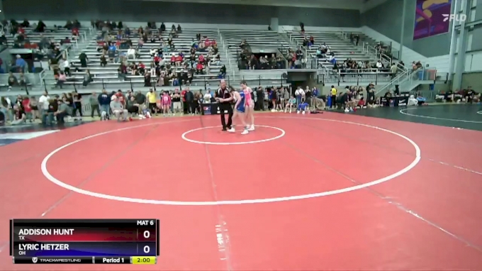 46 lbs Quarterfinal - Addison Hunt, TX vs Lyric Hetzer, OH