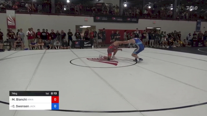 74 kg Semifinal - Matthew Bianchi, Arkansas Regional Training Center vs ...