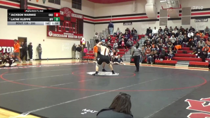 285 lbs 3rd Place Match - Jackson Warnke, Charles City vs Layne Kleppe ...