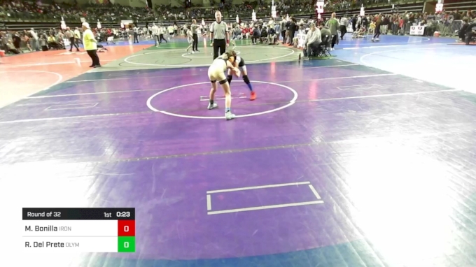 65 lbs Round Of 32 - Matthew Bonilla, Iron Horse vs Ryland Del Prete ...