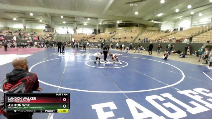 65 lbs Champ. Round 1 - Landon Walker, Backyard Brawlers vs Ashton Wise ...