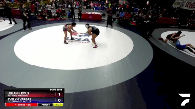 190 lbs Semifinal - Leilani Lemus, Red Wave Wrestling vs Evelyn Vargas ...