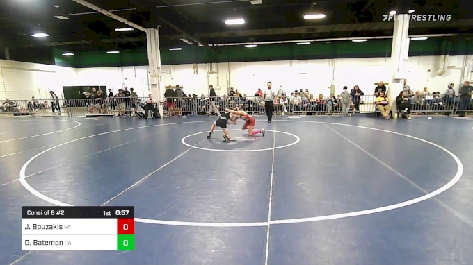 80 lbs Consi Of 8 #2 - Jaclyn Bouzakis, PA vs Dylan Bateman, PA