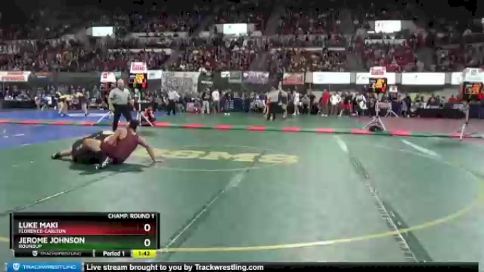 Champ. Round 1 - Luke Maki, Florence-Carlton vs Jerome Johnson, Roundup