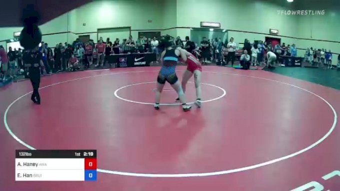 132 lbs Consolation - Alanna Haney, Ascend Wrestling Academy vs Esther ...
