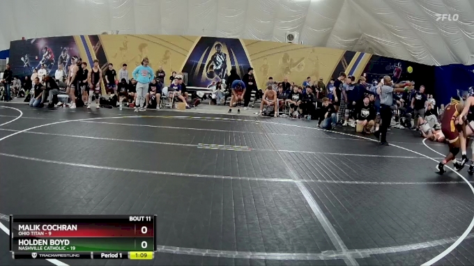 138 lbs Round 3 (8 Team) - Holden Boyd, Nashville Catholic vs Malik ...