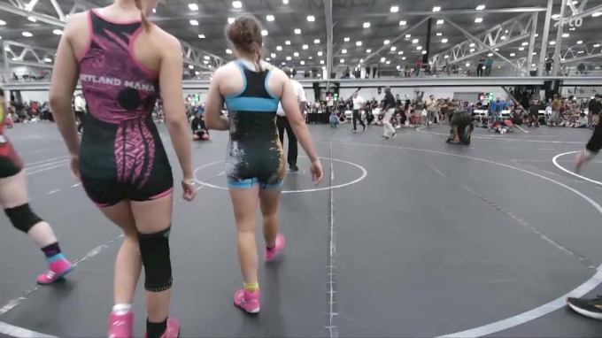 130 lbs Round 1 (6 Team) - Alexis Nicholas, Team Diamond Fish vs Emily ...