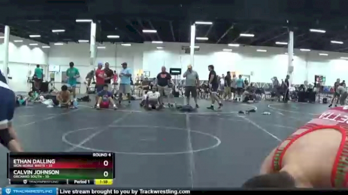 170 lbs Round 4 (8 Team) - Ethan Dalling, Iron Horse White vs Calvin ...