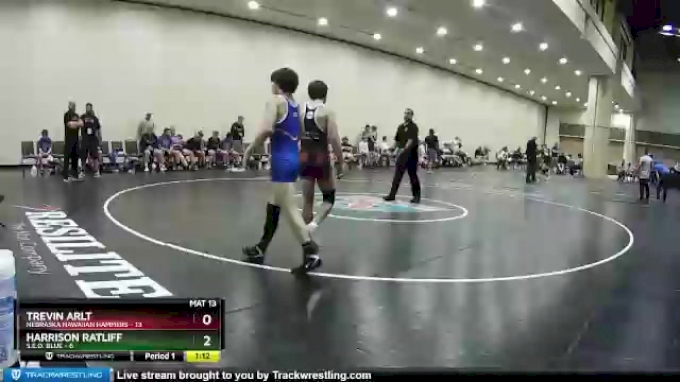 132 lbs Quarters & Wb (16 Team) - Harrison Ratliff, S.E.O. Blue vs ...