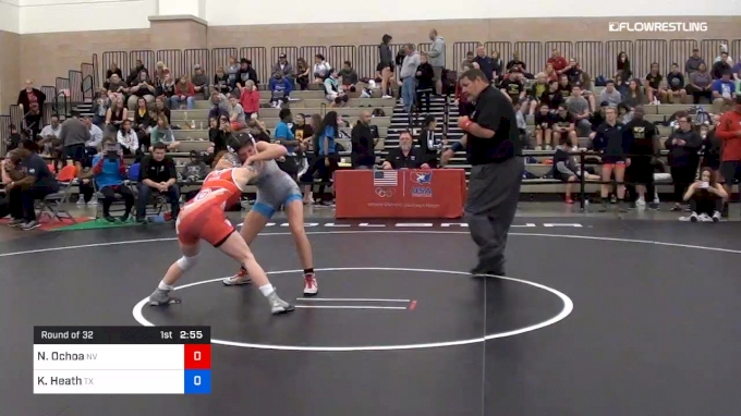 50 kg Round Of 32 - Nora Ochoa, Team Nevada vs Katherine Heath, Team Texas