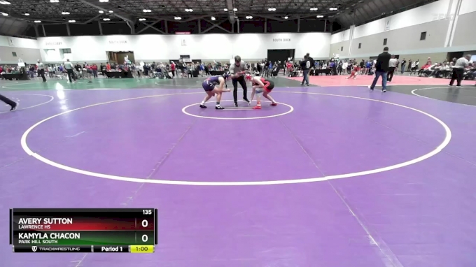 135 lbs Cons. Round 3 - Kamyla Chacon, Park Hill South vs Avery Sutton ...