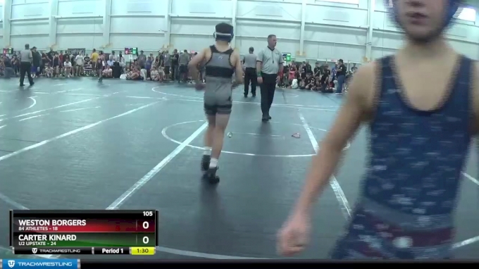 105 lbs Round 1 (10 Team) - Jacob Volpe, 84 Athletes vs Austin Bernash ...