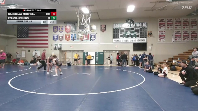 4 lbs Round 3 - Gabriella Mitchell, Redhawk Wrestling Club vs Felicia ...