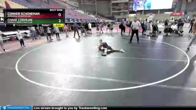98 lbs Champ. Round 1 - Conner Schoneman, Immortal Athletics WC vs ...