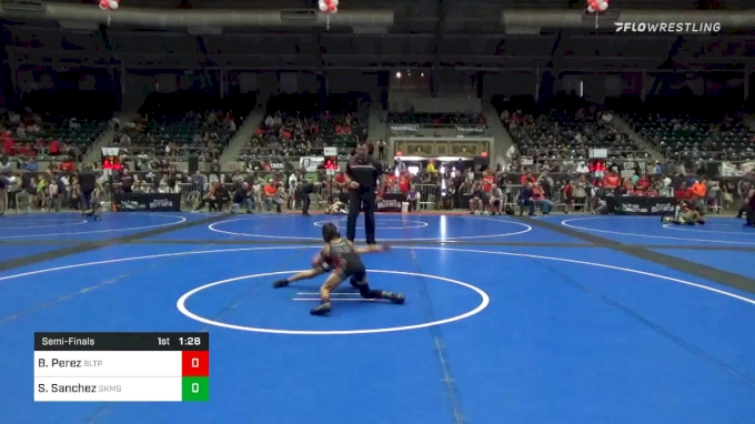 67 lbs Semifinal - Braden Perez, Blue T Panthers vs Sammy Sanchez ...