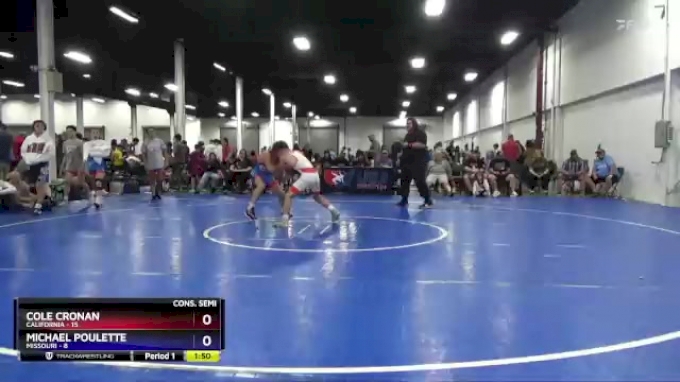 119 lbs 2nd Wrestleback (8 Team) - Cole Cronan, California vs Michael ...