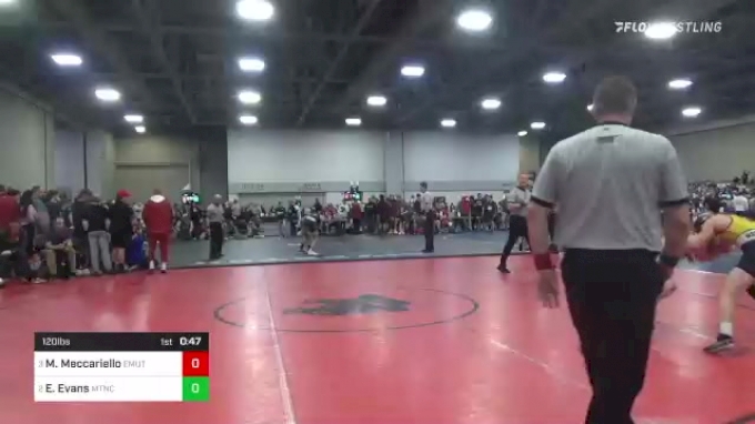 120 lbs Consi Of 4 - Merritt Meccariello, Emery vs Easton Evans ...