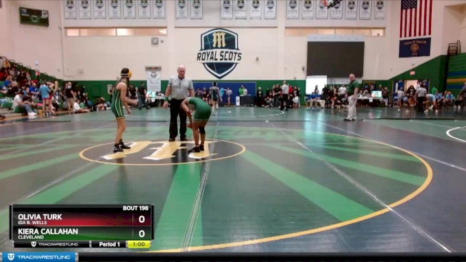 110 lbs Cons. Semi - Kiera Callahan, Cleveland vs Olivia Turk, Ida B. Wells