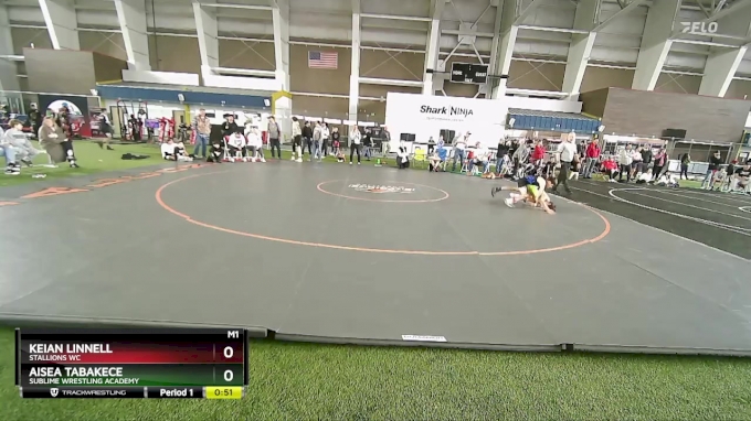 75 lbs Cons. Semi - Keian Linnell, Stallions WC vs Aisea Tabakece ...