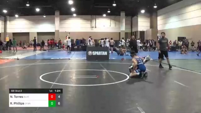 120 lbs Prelims - Noah Torres, Blackcat WC vs Ryan Phillips, CFWA Red