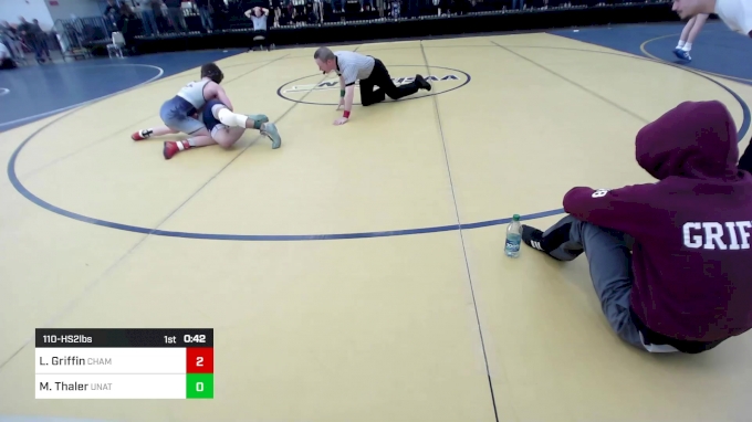 110-HS2 lbs 3rd Place - Lucas Griffin, Chaminade vs Mitch Thaler ...