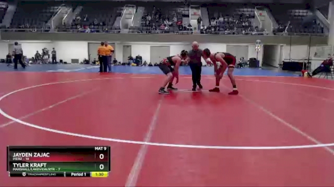 160 lbs Quarterfinals (8 Team) - Tyler Kraft, Marshall/Lakeview/RTR vs ...