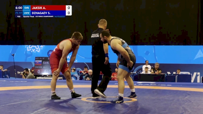 97 kg 1/4 Final - Adam Jaksik, Slovakia vs Soslan Dzhagaev, UWW