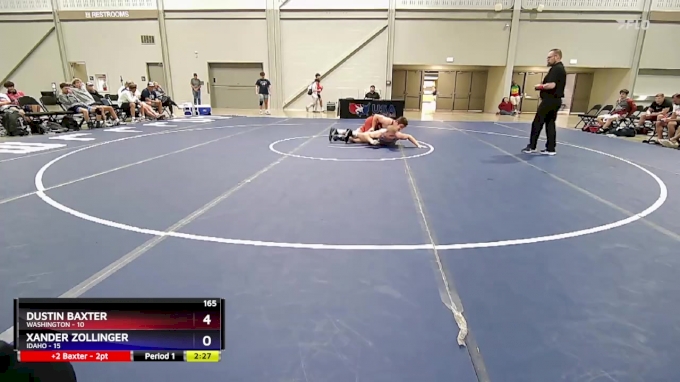 165 lbs Round 1 (8 Team) - Dustin Baxter, Washington vs Xander ...