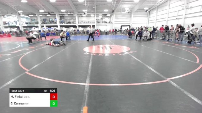 125 lbs Quarterfinal - Max Finkel, Burlington vs Gabriel Correa ...