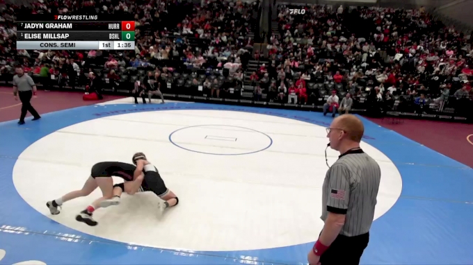 4A 105 lbs Cons. Semi - Elise Millsap, Desert Hills vs Jadyn Graham ...