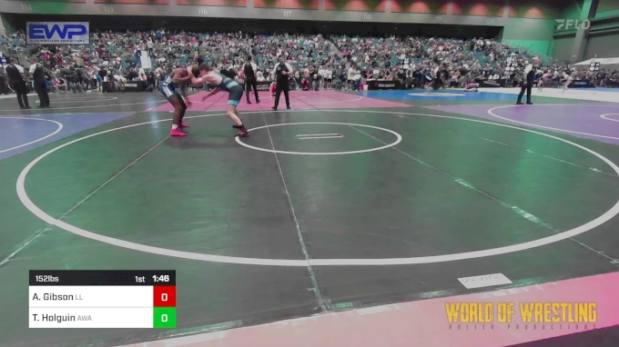 152 lbs Consi Of 16 #2 - Angelo Gibson, Lovelock Mustangs vs Tommy ...