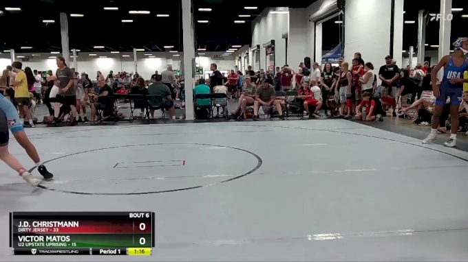 120 lbs Round 3 (4 Team) - J.D. Christmann, Dirty Jersey vs Victor ...