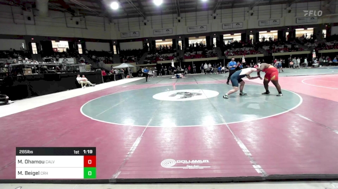 285 lbs Round Of 16 - Maxwell Ohamou, Calvert Hall vs Manuel Beigel ...