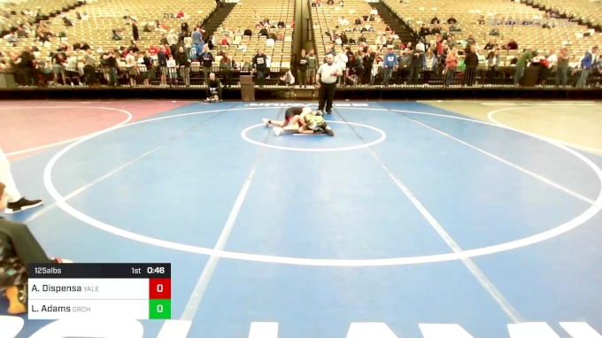 125a lbs Rr Rnd 2 - Anthony Dispensa, Yale Street vs Logan Adams ...