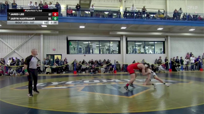 157 lbs 3rd Place Match - Jared Lee, RIT vs Jaryn Hartranft, Wilkes