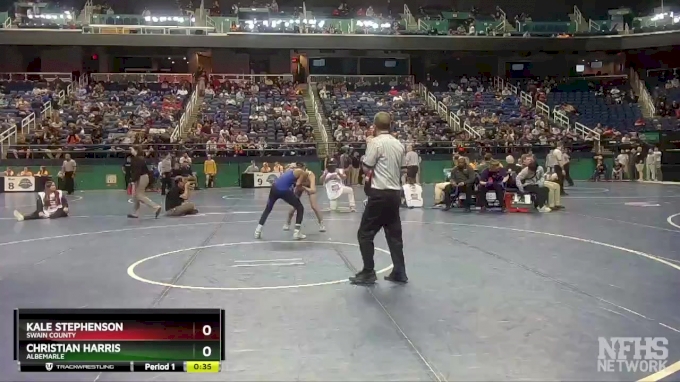 1A 113 lbs 3rd Place Match - Kale Stephenson, Swain County vs Christian ...