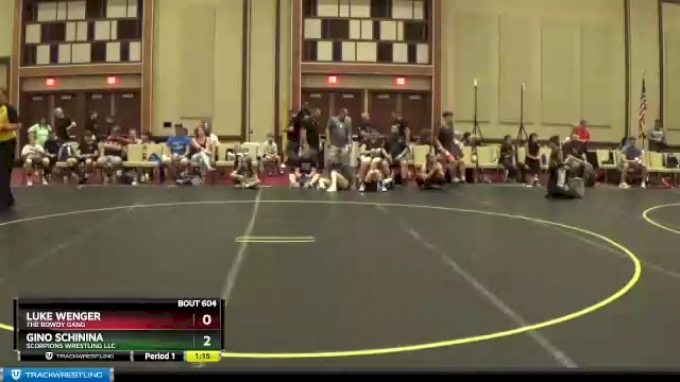 125 lbs Champ. Round 1 - Gino Schinina, Scorpions Wrestling LLC vs Luke ...