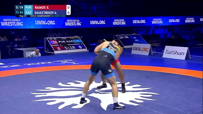 86 kg Final 3-5 - Ethan Adrian Ramos, Puerto Rico vs Azamat Dauletbekov ...