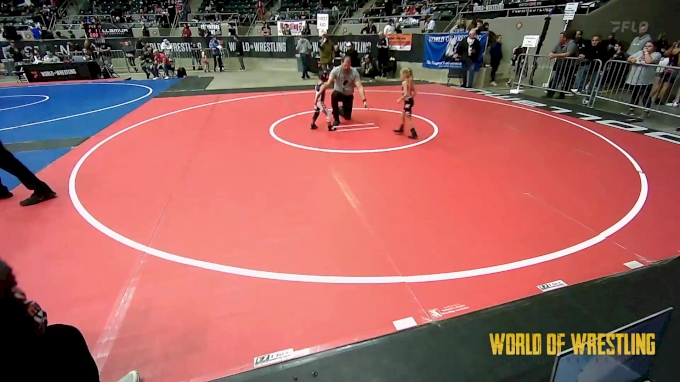 37 lbs 2nd Place - Ryker Carr, U-Town Hammers vs Piper Norrell, Tuttle ...