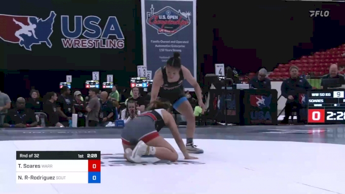 50 kg Rnd Of 32 - Tehani Soares, Warrior Elite Wrestling vs Natalie ...