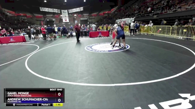 187 lbs Cons. Round 2 - Gahel Monge, Ayala Smash Wrestling vs Andrew ...