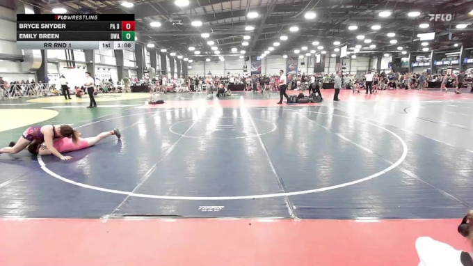 165 lbs Rr Rnd 1 - Bryce Snyder, PA DXI Elite vs Emily Breen, Diesel ...