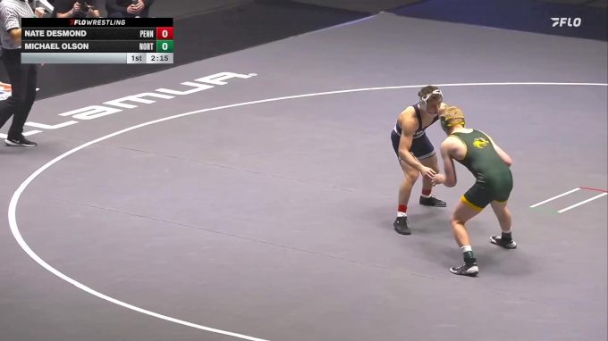 141 lbs Rr Rnd 1 - Nate Desmond, Penn State vs Michael Olson, North ...
