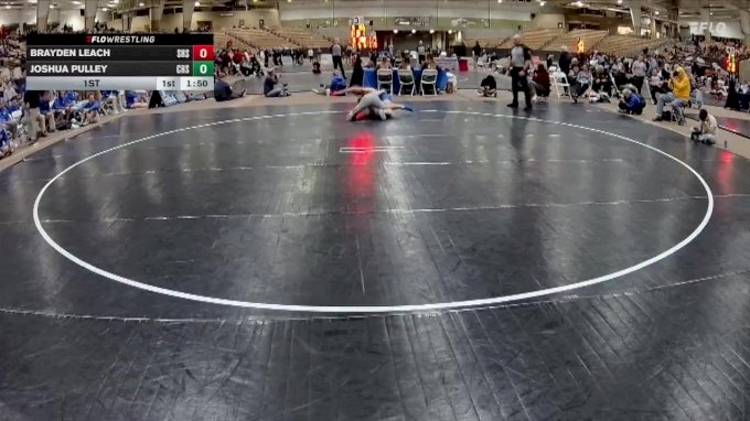 165 lbs 1st - Joshua Pulley, Cleveland High School vs Brayden Leach ...