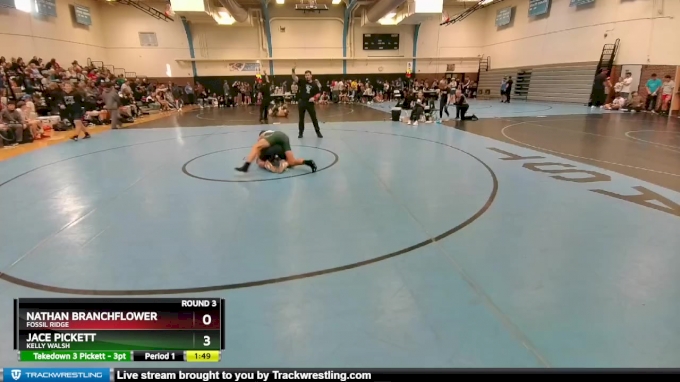 147-157 lbs Round 3 - Jace Pickett, Kelly Walsh vs Nathan Branchflower ...