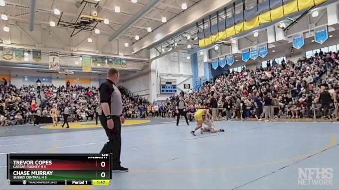 126 lbs Semifinal - Trevor Copes, Caesar Rodney H S vs Chase Murray ...