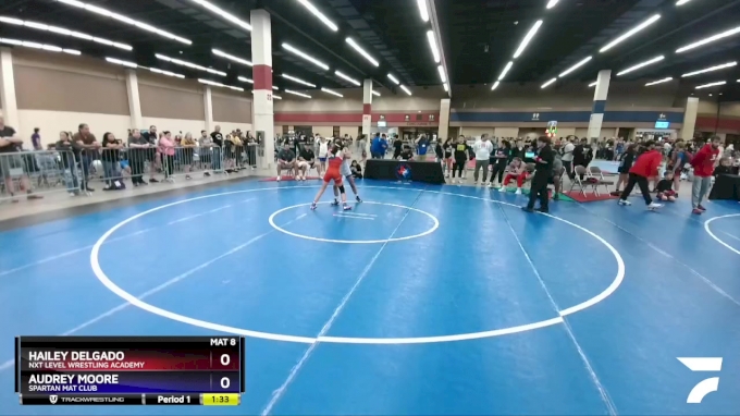 100 lbs 1st Place Match - Hailey Delgado, NXT Level Wrestling Academy ...